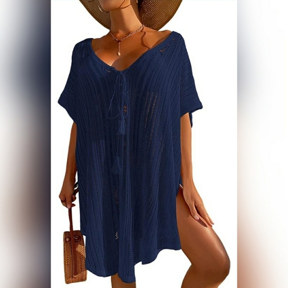 Swim | Cover Ups Sexy Drawstring Pool Bathing Suit Be | Poshmark